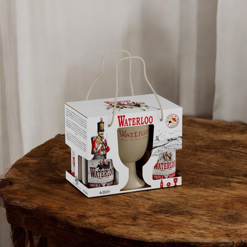waterloo pack (4 cervezas + posavasos + 1 vaso cerámica) - El Triunfo ...